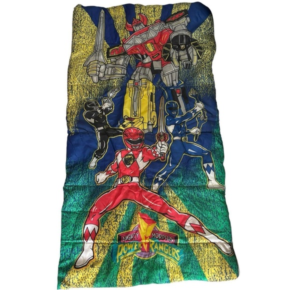 Other | Vintage 1994 Mighty Morphin Power Rangers Sleeping Bag | Poshmark